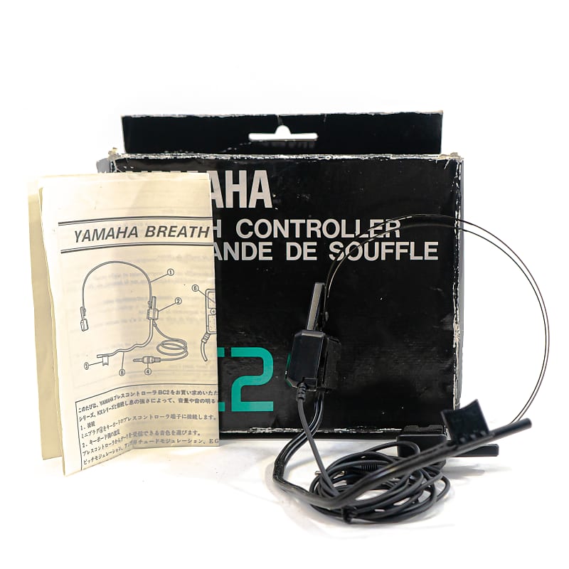 Yamaha Breath Controller BC-2 Headset with Manual and Box | Reverb