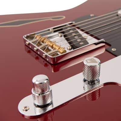 Fret-King Country Squire Stealth ~ Candy Apple Red | Reverb UK