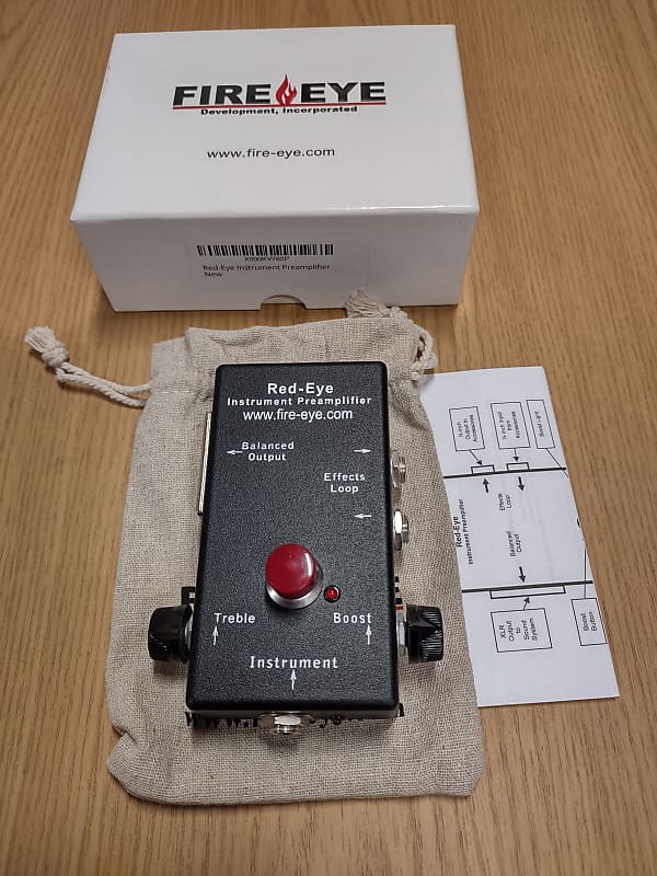 Fire-Eye Red-Eye Instrument Preamp Pedal | Reverb