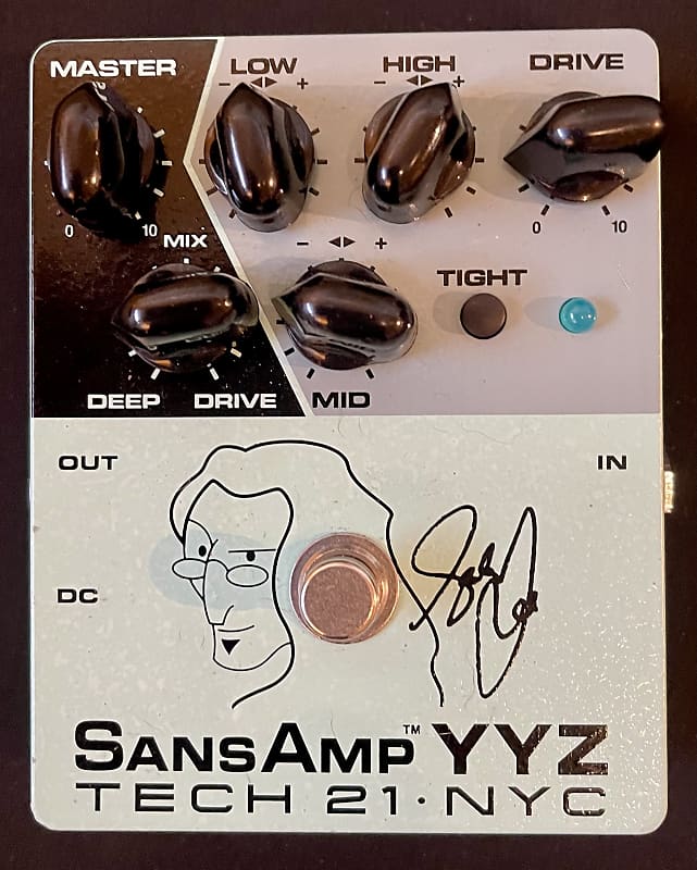 Tech 21 Geddy Lee YYZ SansAmp Bass Drive 2022 - Present - | Reverb