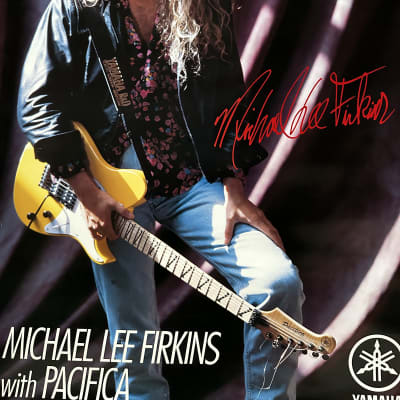 Yamaha Pacifica Michael Lee Firkins Poster Rare 1990’s | Reverb