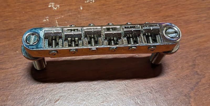 TonePros Locking Tune-O-Matic Bridge 2010s - Chrome | Reverb