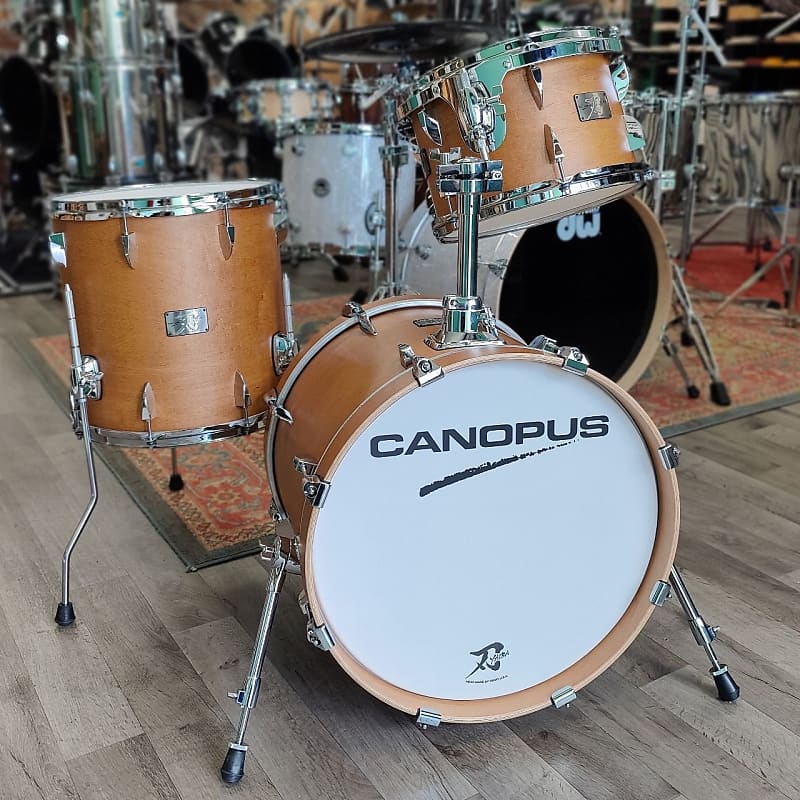 Canopus Yaiba 3-Piece Bop 12,14,18 Antique Natural Matte | Reverb