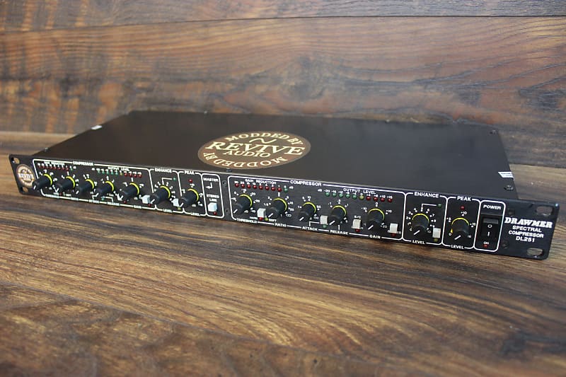 Revive Audio Modded: Drawmer Dl251, Dual Compressor, Limiter, | Reverb