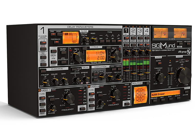 D16 Group SigMund High Quality Flexible Delay (Download) | Reverb