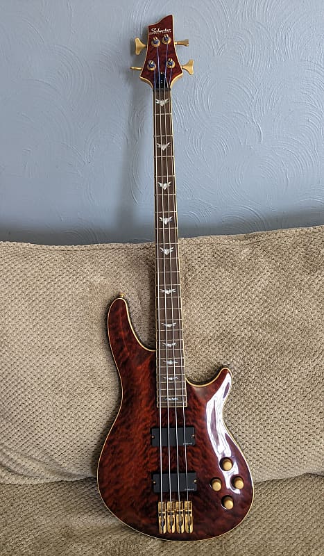 Schecter C4 Diamond Series Mid-2000 - Cherry | Reverb