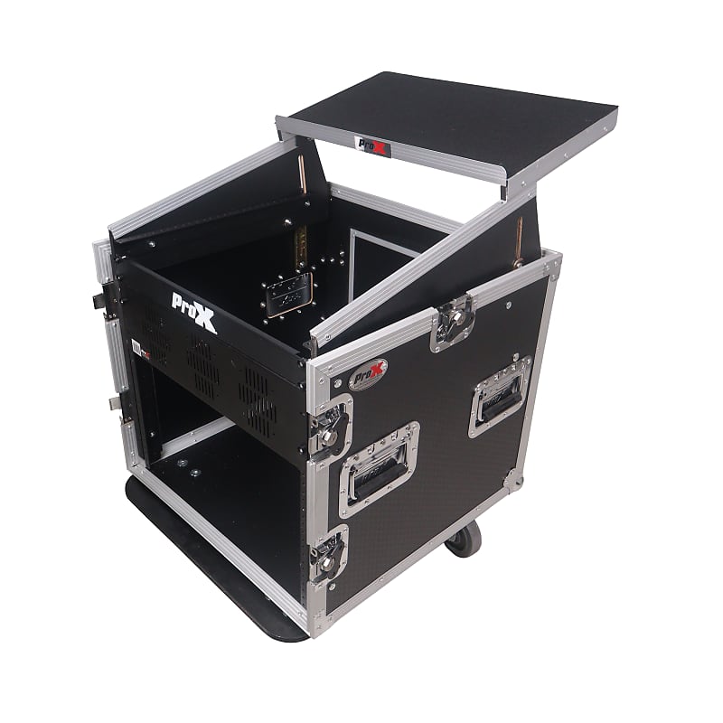 ProX T-12MRLT 12U Vertical Rack Mount Flight Case with 10U | Reverb