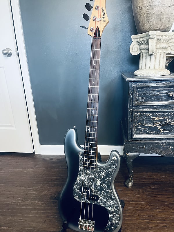 Lotus P Bass Silver sunburst | Reverb