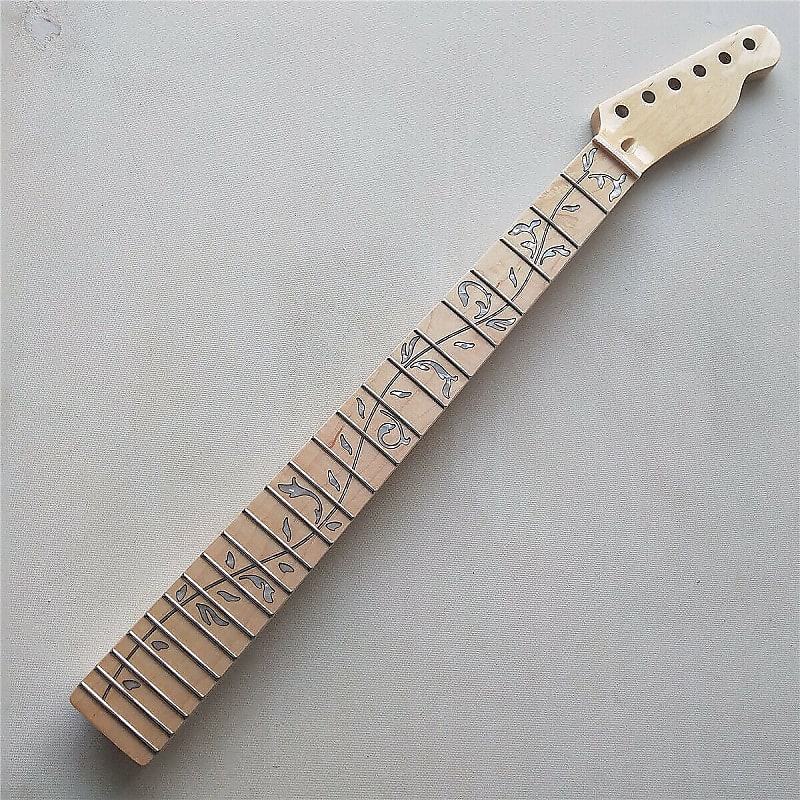 Natural Finish Tele Telecaster Style Guitar Maple Neck, 22 | Reverb