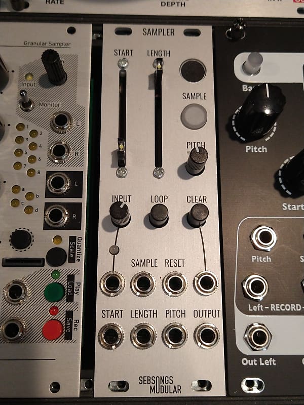 Sebsongs Modular Sampler eurorack | Reverb