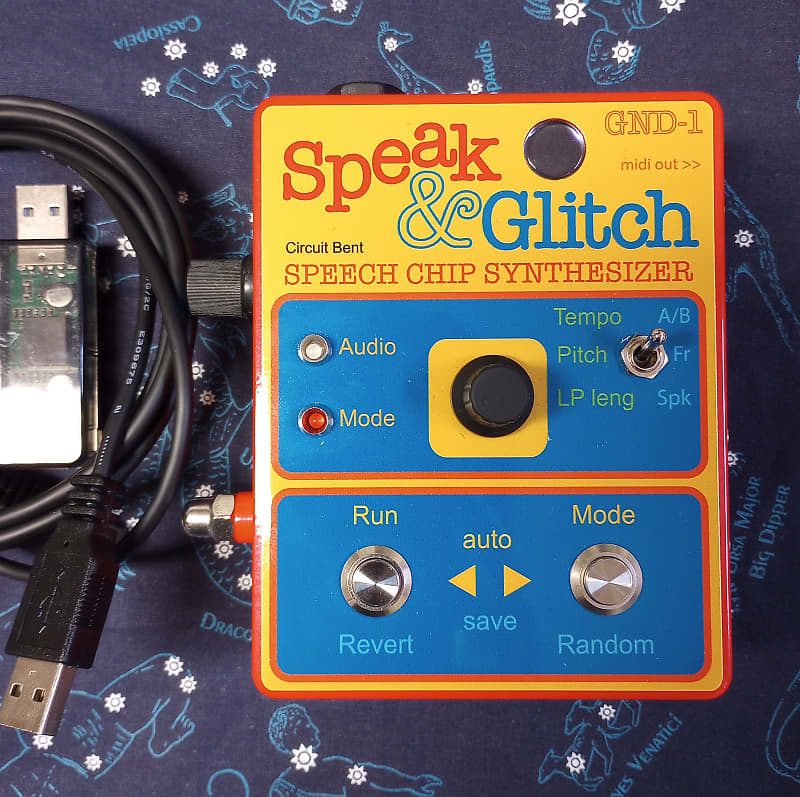 GND-1 Speak and Glitch Speech Chip Synthesizer 2023 | Reverb