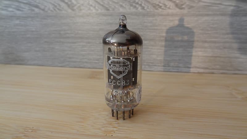 Super rare NOS 1958 LONG PLATE MULLARD ecc83 12ax7 f91 UK !!! | Reverb