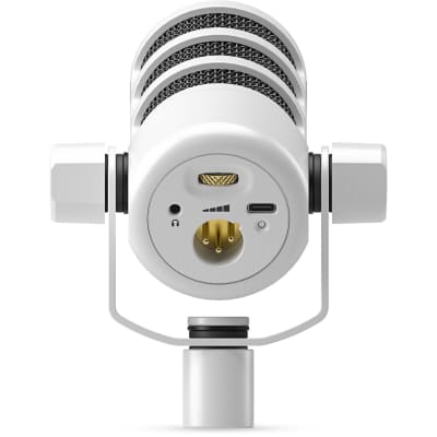 Rode PodMic USB and XLR Dynamic Broadcast Microphone (White) | Reverb