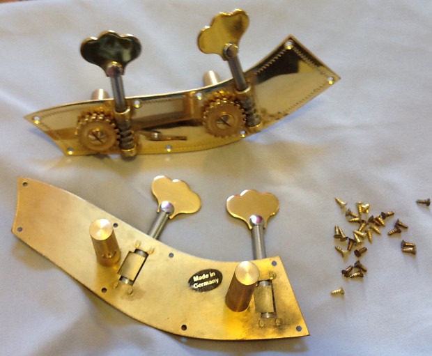 German made Brass geared cello tuners replace tuning pegs | Reverb