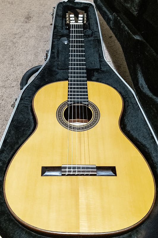 Woodley White Classical Guitar 2004 - French Polish | Reverb