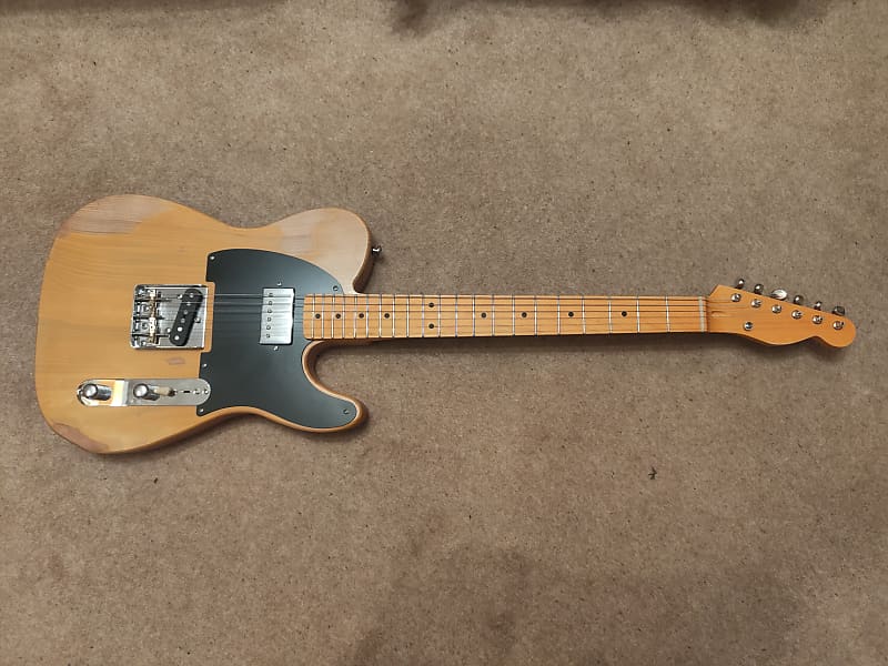 Telecaster Guitar Custom Build Humbucker Relic Nitro | Reverb