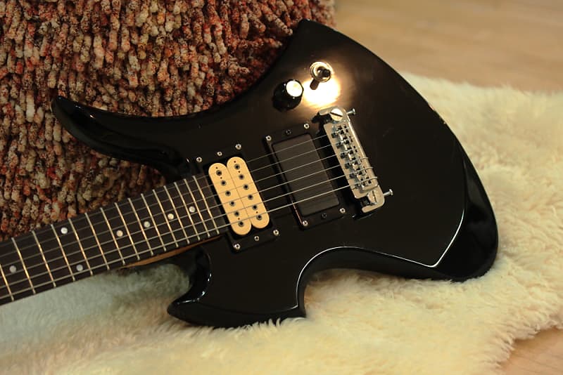 Ira Miles only FERNANDES "Mini" Mockingbird MG-1X 1990 Black | Reverb