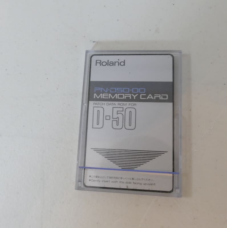 Roland D-50 Synthesizer Card 1987 - 1989 - 00 Original | Reverb