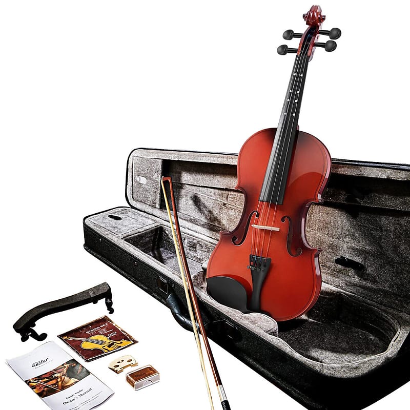 4/4 Full Size Acoustic Violin Set Adult Student Fiddle School | Reverb
