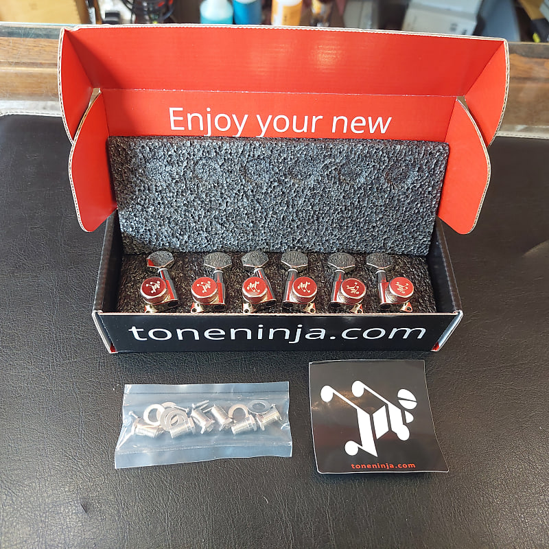 Tone Ninja Locking 3x3 Tuners - NICKEL | Reverb
