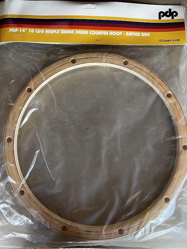 PDP 14” 10-Lug Snare Hoop Batter Side Maple | Reverb PDP 14” 10-Lug Snare Hoop Batter Side Maple | Reverb