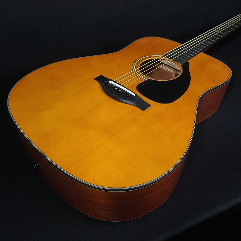 Yamaha FG3 Red Label Acoustic Guitar w/Bag | Reverb