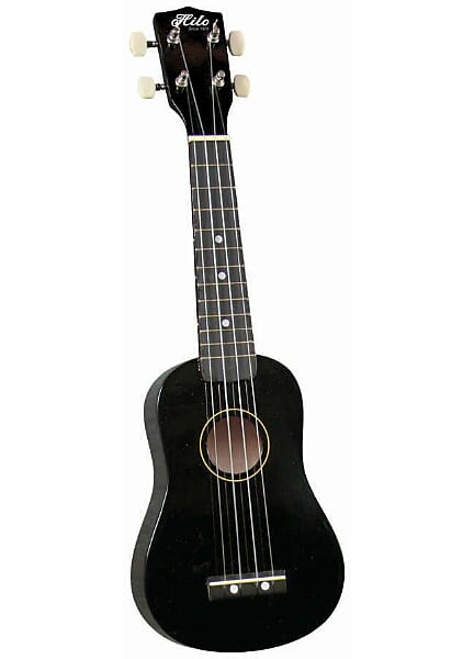 Hilo Soprano Ukulele Uke with Gig Bag - Black (2500BK) | Reverb