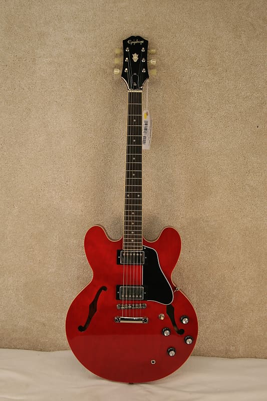 Epiphone 335, Red, OHSC #10811171 | Reverb