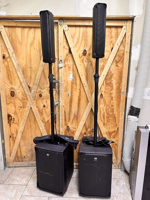 PAIR of RCF EVOX J8 Active 2-Way Portable Line Array Speaker | Reverb