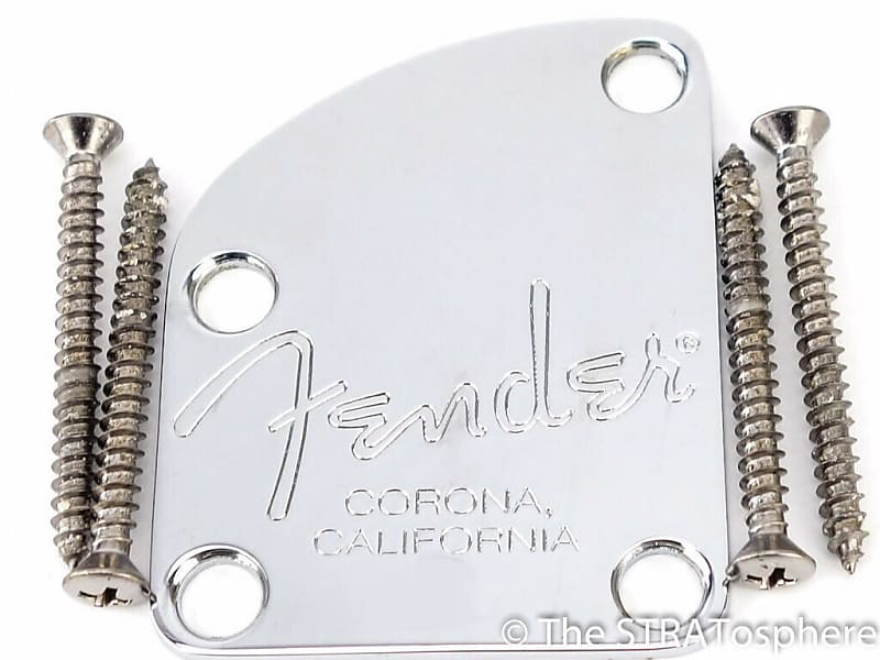American Fender Elite Strat Tele NECK PLATE Stratocaster | Reverb