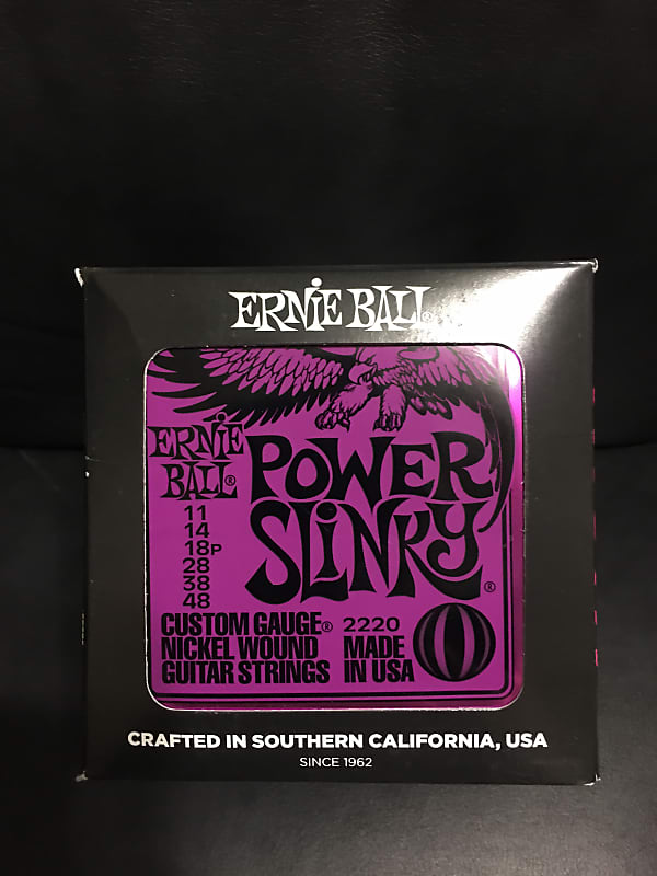 12 pack Ernie Ball 2220 Power Slinky Electric Guitar Strings, | Reverb