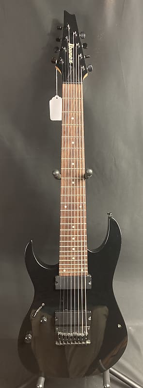 Ibanez RG8L 8-String Left-Handed Electric Guitar Gloss Black | Reverb