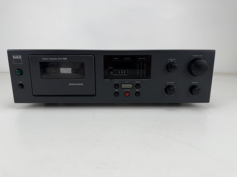 NAD 602 2-Head Stereo Cassette Deck - New belts | Reverb Australia
