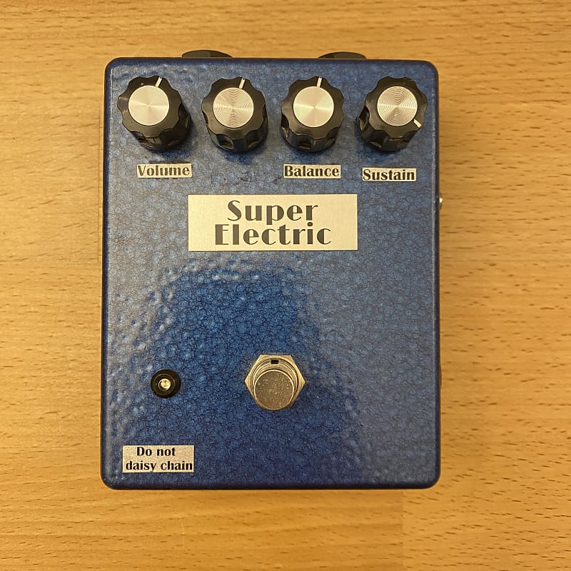 Super Electric Buzzaround Fuzz Pedal - Blue | Reverb