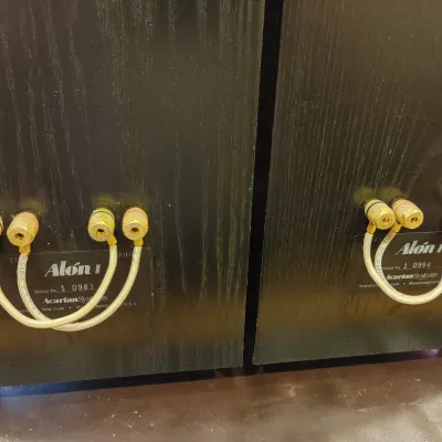 Alon Model 1 Acarian Systems Black Ash Speakers | Reverb