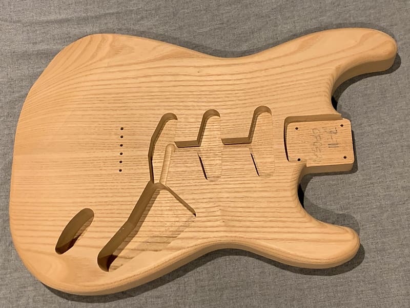 Unfinished Light Non Tremolo / Hardtail 2 Piece Catalpa Strat | Reverb