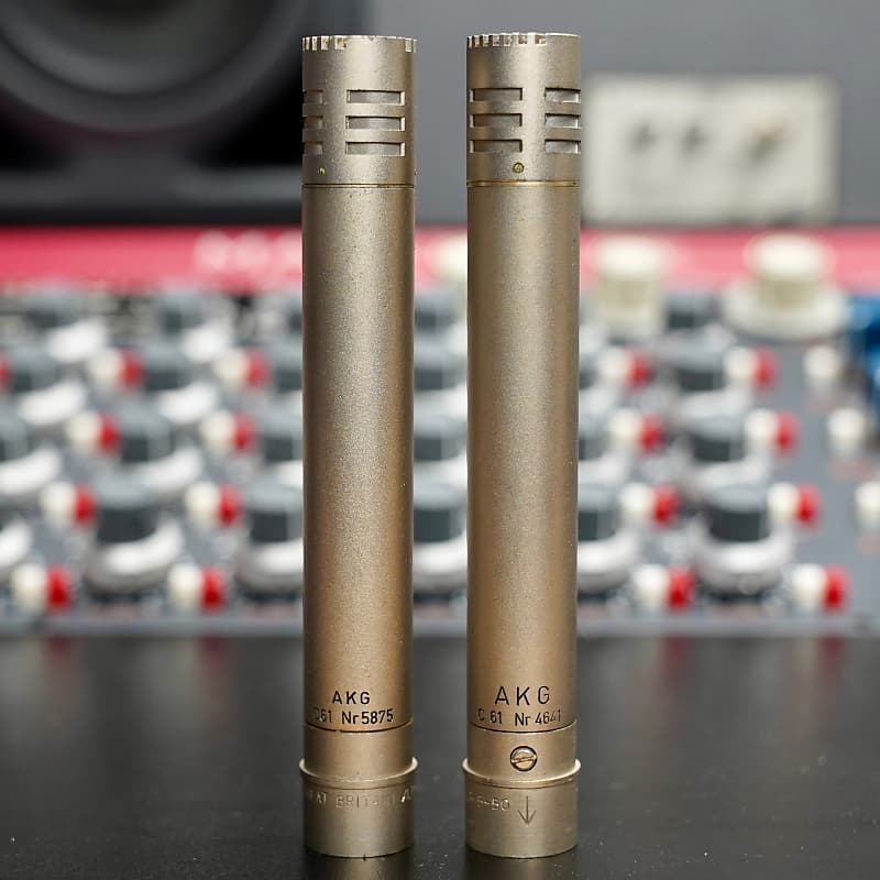 AKG C61 Valve Condenser Microphone (Pair) | Reverb