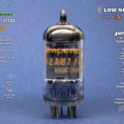 Philips Miniwatt Holland 12AU7 ECC82 Gf8 year 1965,matched | Reverb