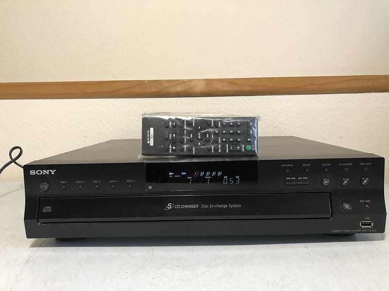 Sony CDP-CE500 CD Changer Recorder Compact Disc HiFi Stereo | Reverb
