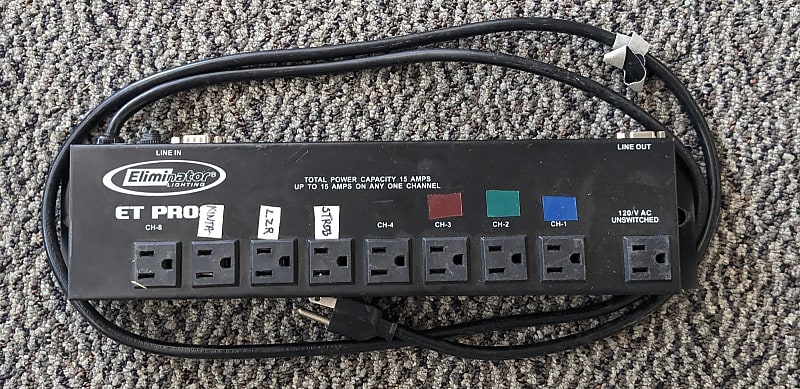 Eliminator Lighting Et Pro8 Pro 8 Lighting Controller - Used | Reverb