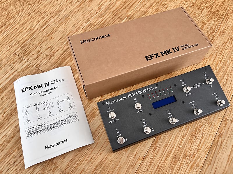 MusicomLAB EFX MK IV Audio Controller Looper Switcher w/ | Reverb