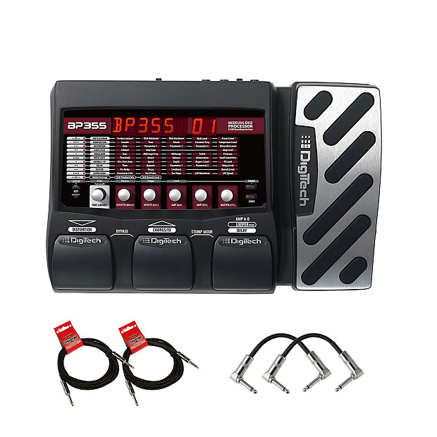 DigiTech BP355 Bass Guitar Multi-Effects Processor, Stomp | Reverb