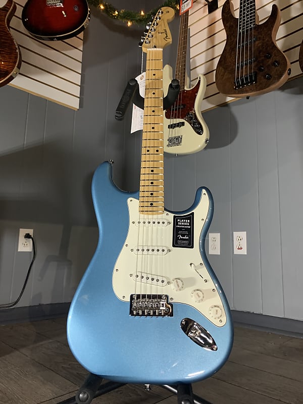 Fender Player Stratocaster Tidepool Maple Fingerboard w/ Free | Reverb