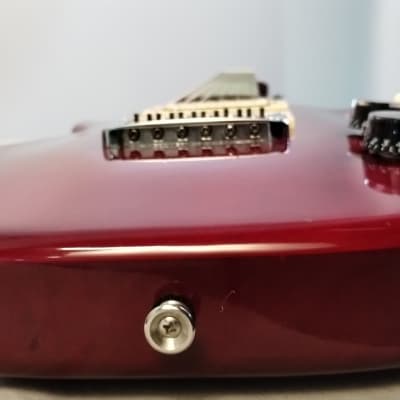 Washburn Raven Japan 80s Trans red nice condition w case | Reverb