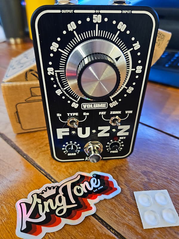 King Tone Guitar Mini Fuzz V2 2023 - Black | Reverb