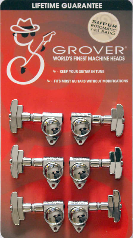 Grover 109C Super Rotomatic 3+3 Tuning Machines 14:1 Ratio | Reverb