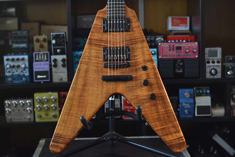 Swinglehurst Flying V Koa Top, Ebony Fretboard and | Reverb UK