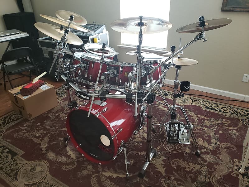 Pearl Session Custom Shellpack w/ Gibraltar Rack | Reverb