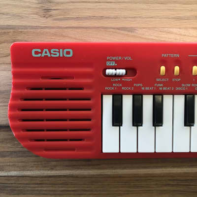 Casio KA-2 Rare Vintage 1995 Red 32-Key Wavetable Mini | Reverb