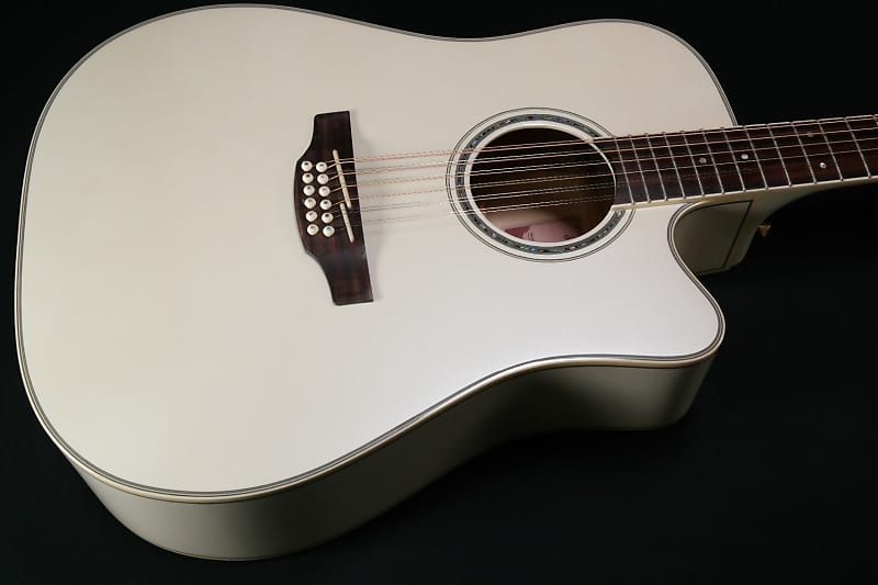 TAKAMINE GD37CE-12 PW 12- String Gloss Pearl White | Reverb